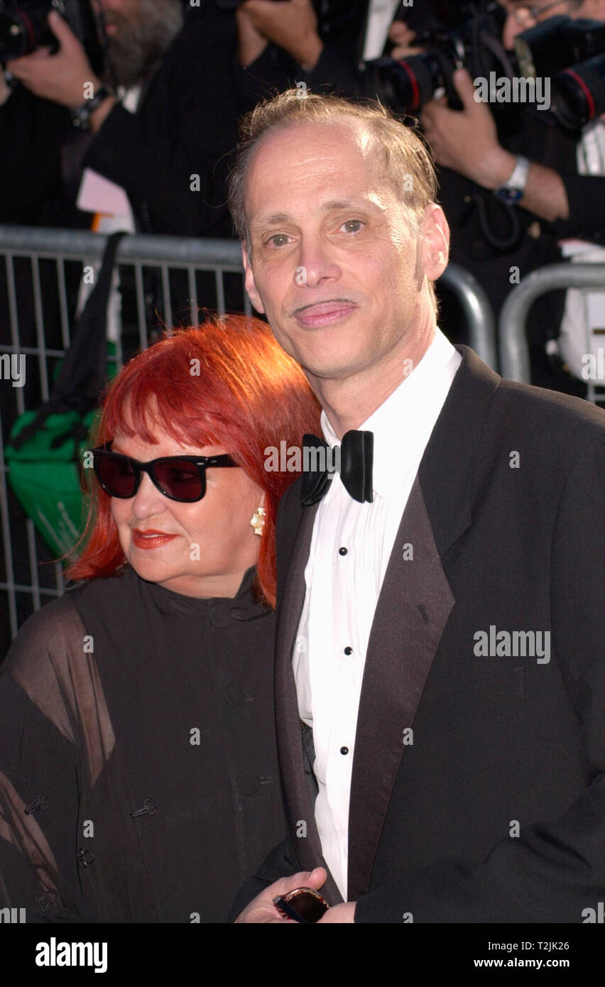 CANNES, FRANCE. May 19, 2000: Director John Waters & wife at the ...