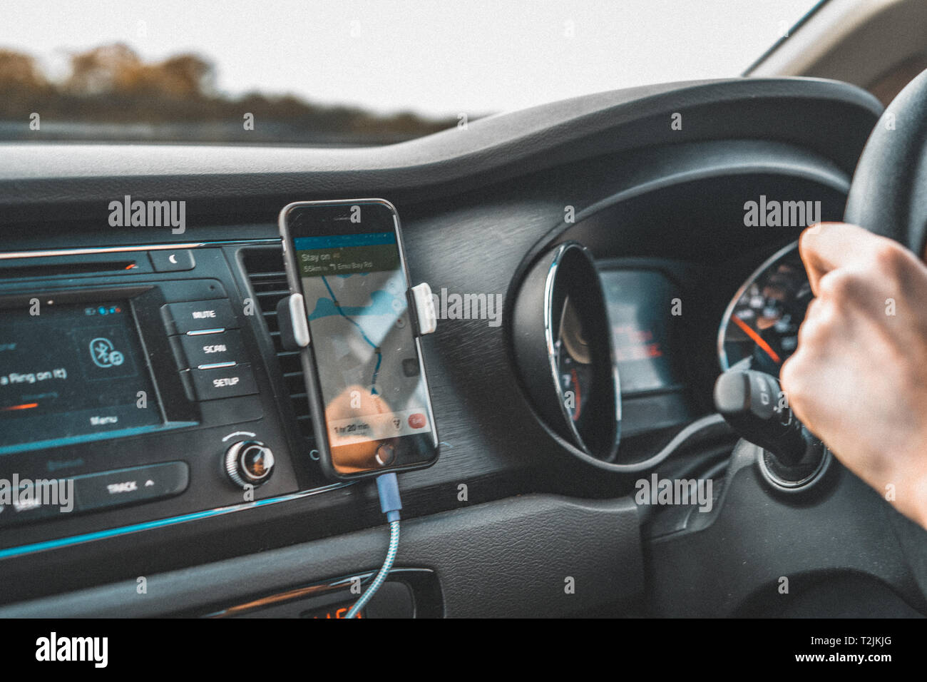 Road Trip Car Dash Stock Photo - Alamy