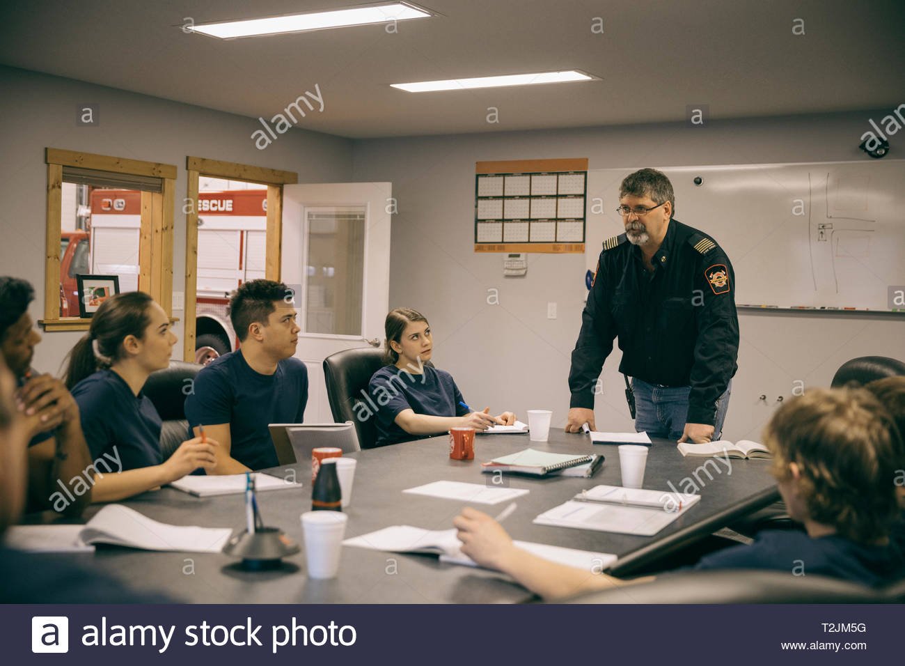 Firefighters training indoors hi-res stock photography and images - Alamy