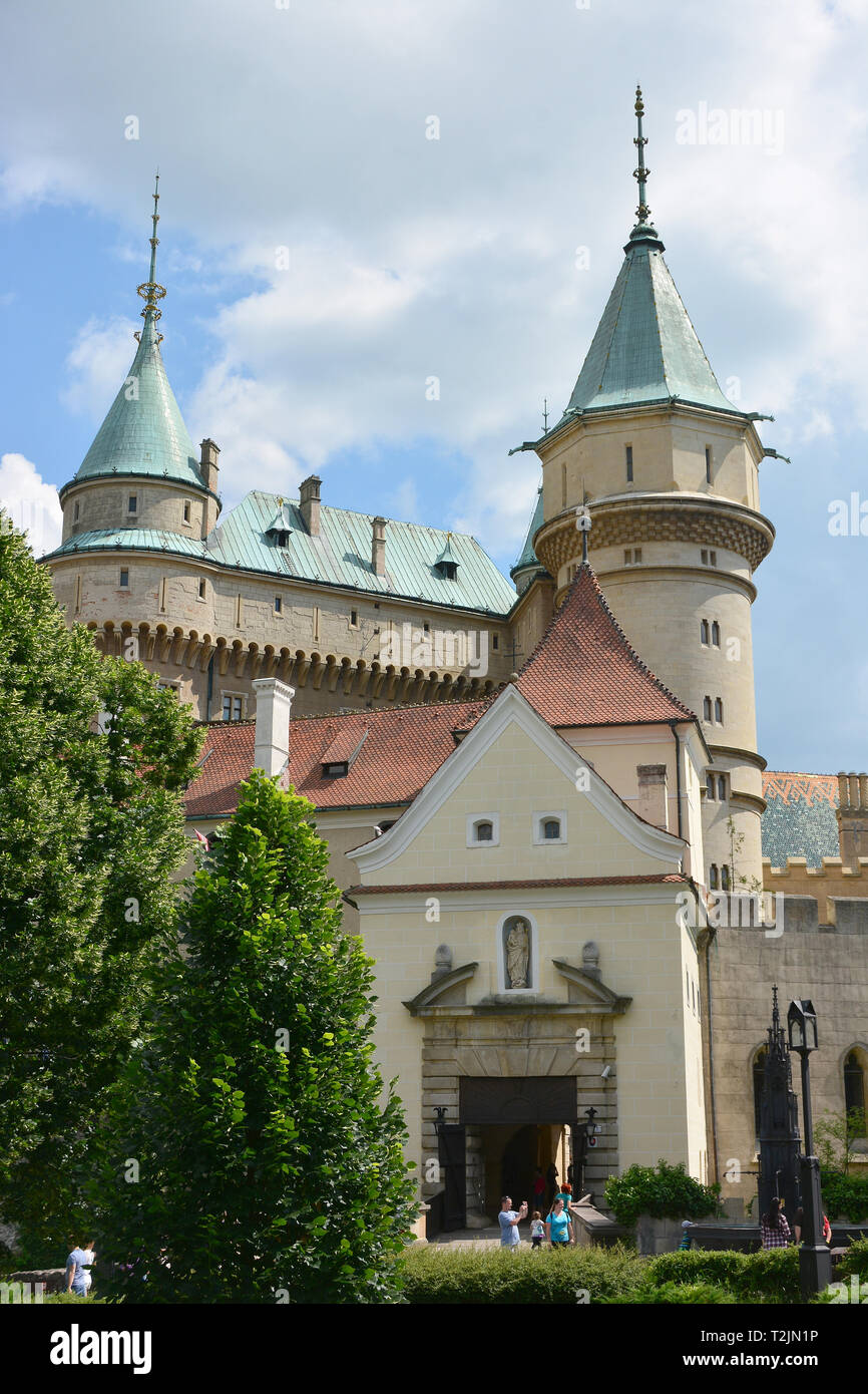 Bojnice Castle, Bojnický zámok, Bajmóci vár, Bojnice, Bajmóc, Trenčín ...