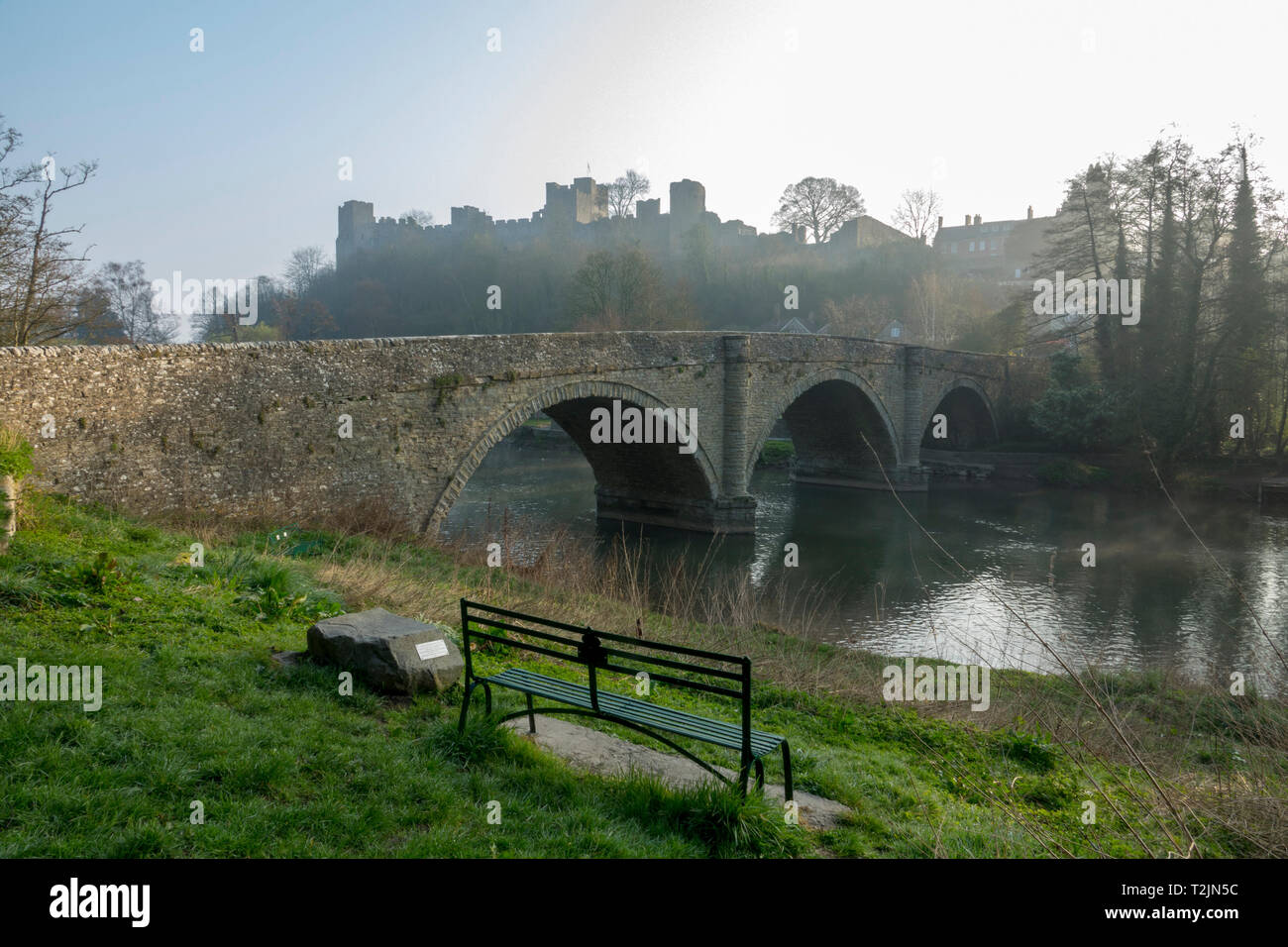 Dinham Bridge River Teme Stock Photo - Alamy