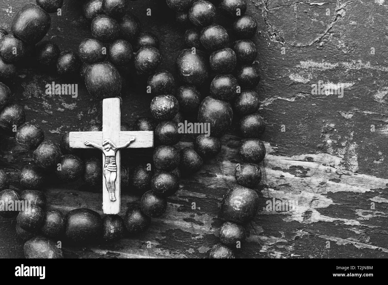 Rosary Black Background