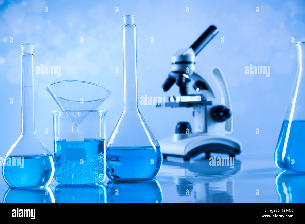 Science experiment,Laboratory equipment, Development background Stock ...