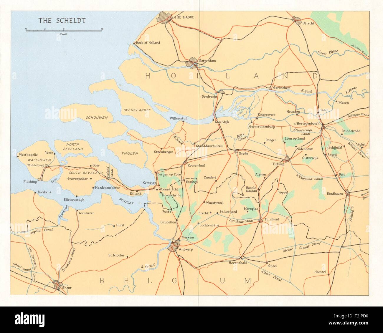 World War 2. Advance into Belgium & Netherlands. The Scheldt in 1944 ...