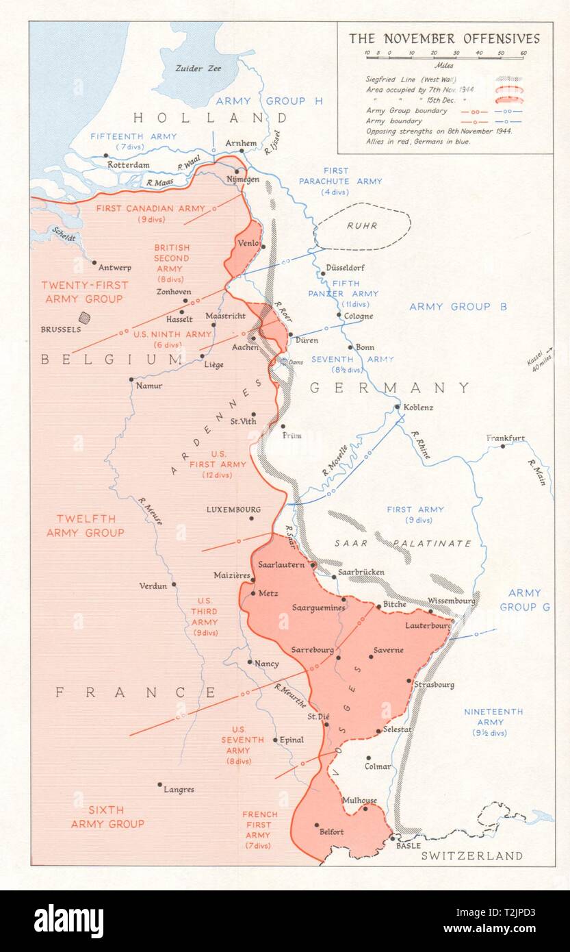 Allies November Offensives, November 1944. France Netherlands Germany ... Allies November Offensives, November 1944. France Netherlands Germany ...