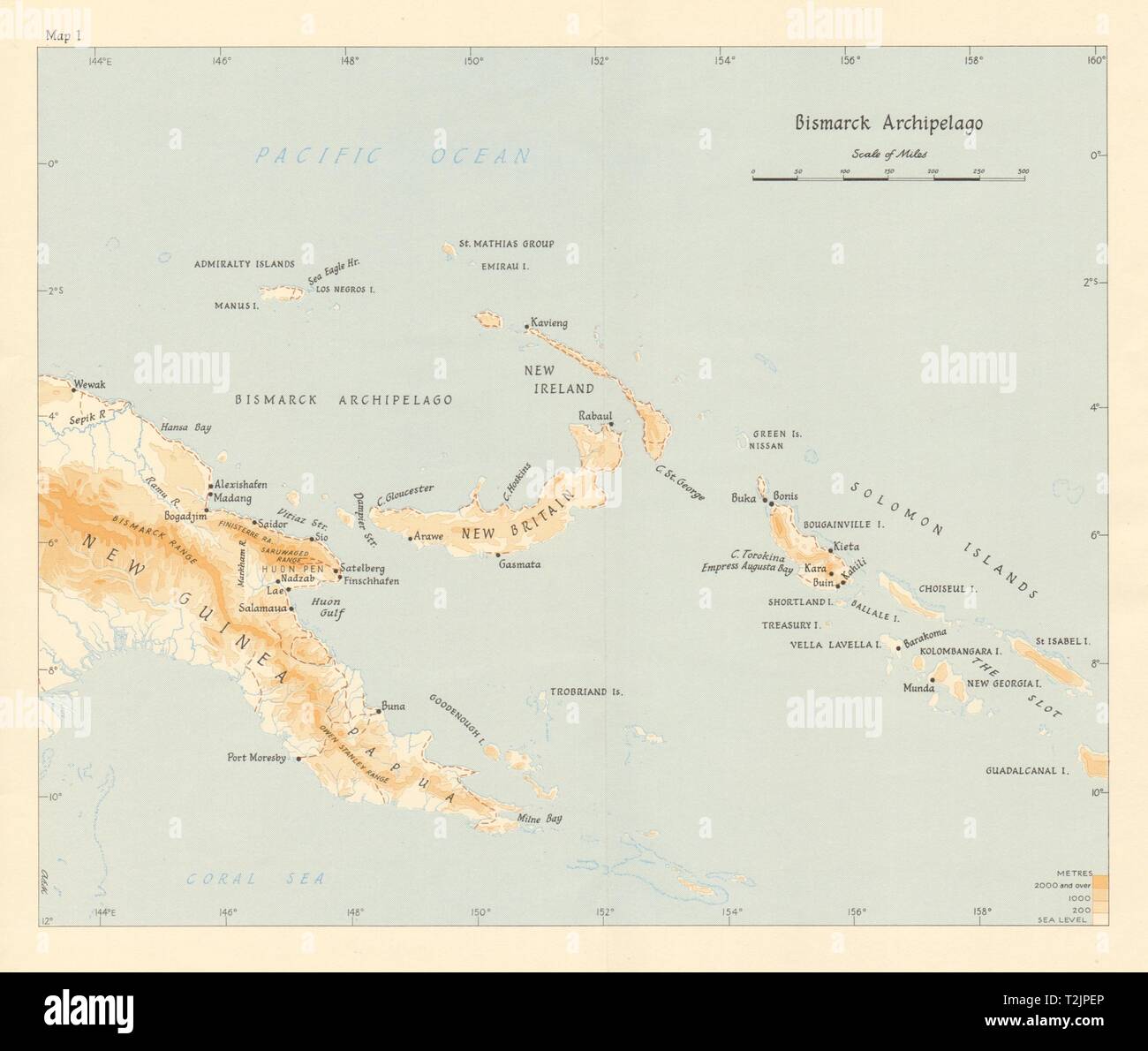 Bismarck Archipelago New Guinea New Britain 1943/4. Ports. World War 2 ...