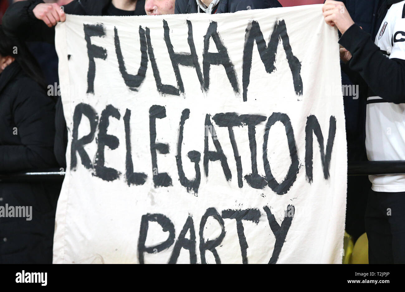 Fulham relegation hi-res stock photography and images - Alamy