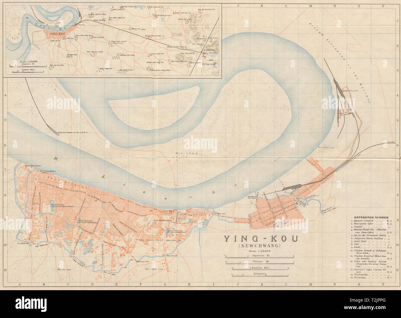 Yingkou map hi-res stock photography and images - Alamy