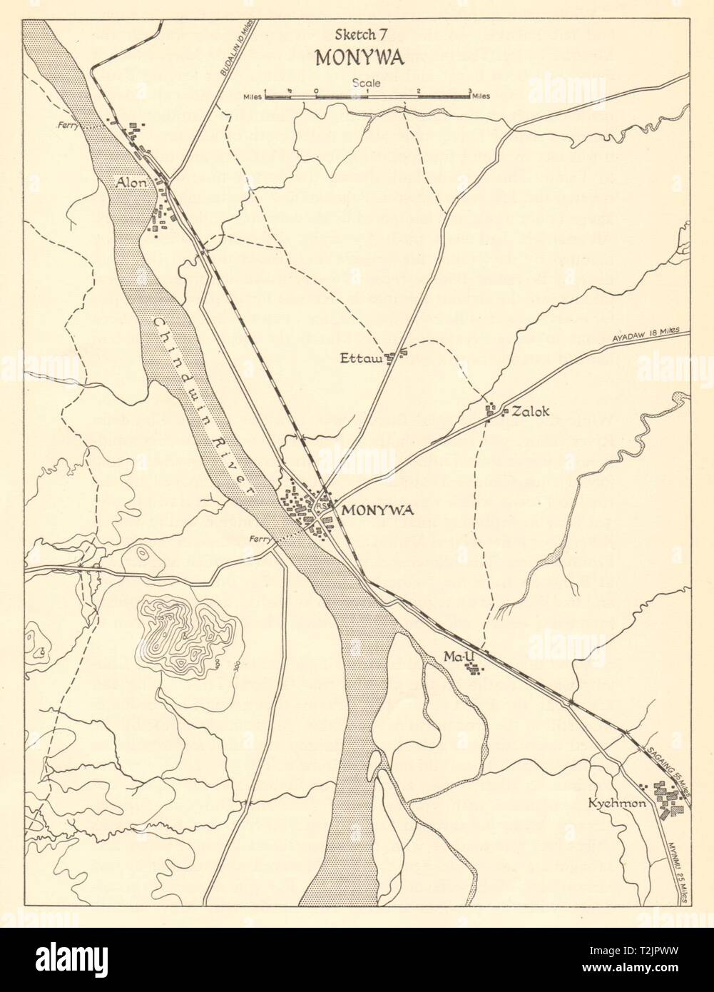 Monywa 1942. Japanese conquest of Burma. World War 2 1961 old vintage ...