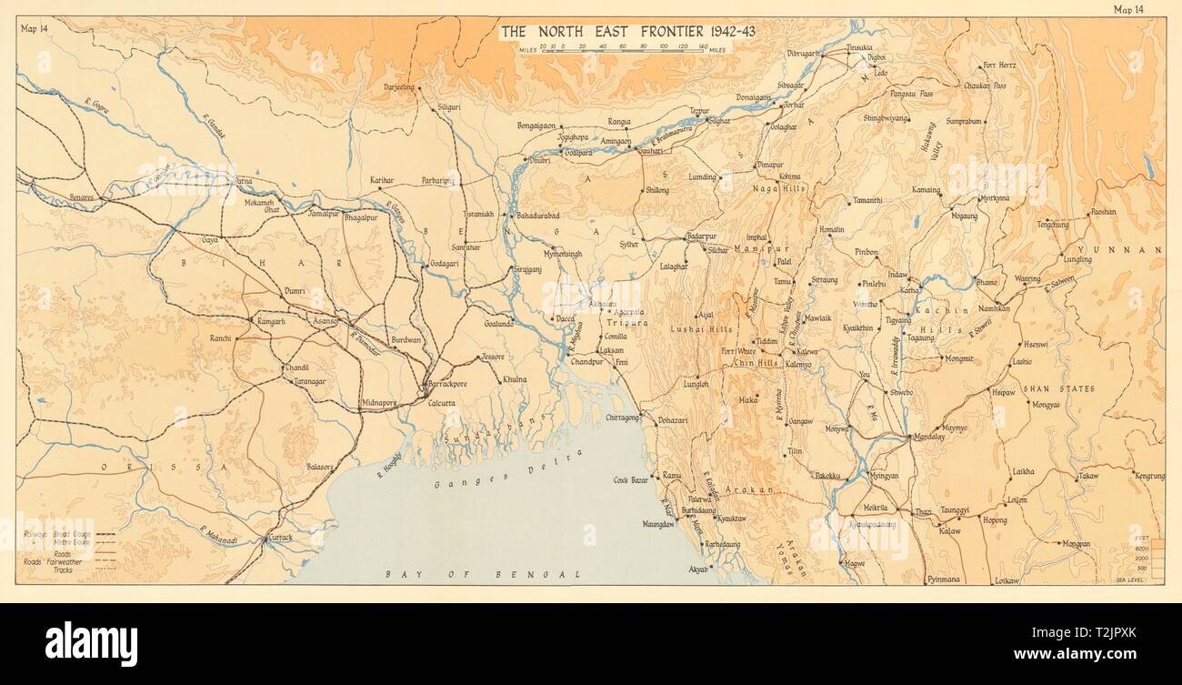 India North East Frontier 1942-43. Burma Campaign World War 2 1961 old ...