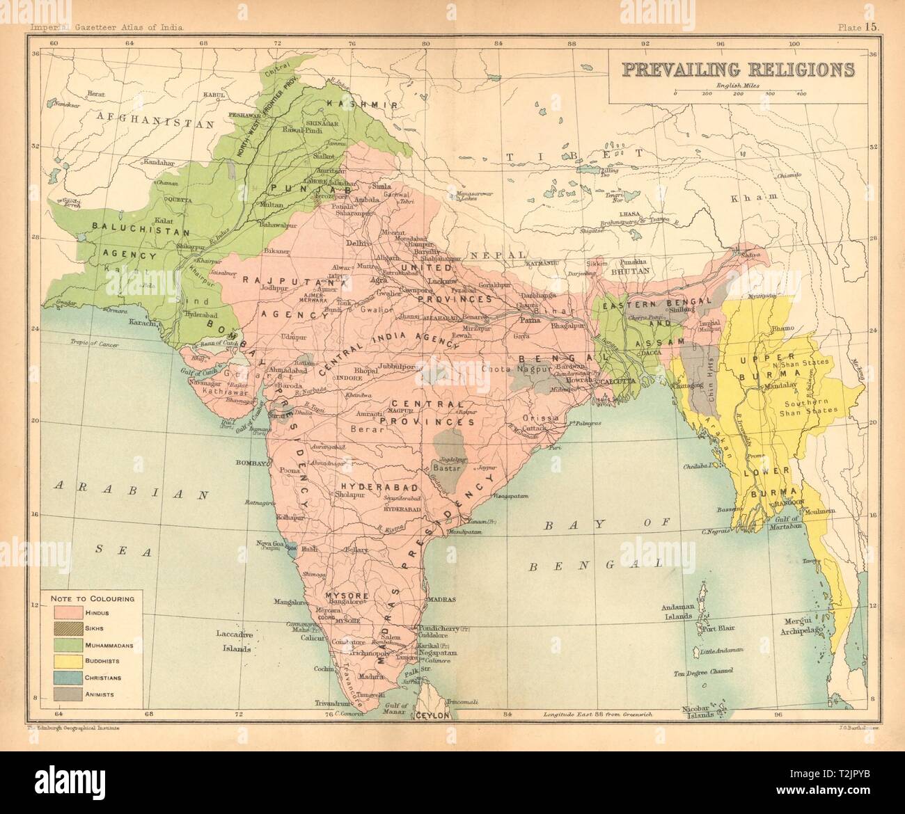 Hinduism Spread Map