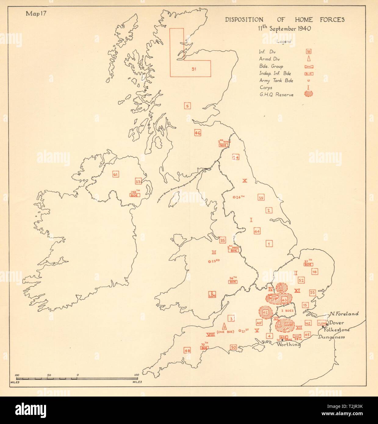 British military map ww2 hi-res stock photography and images - Alamy