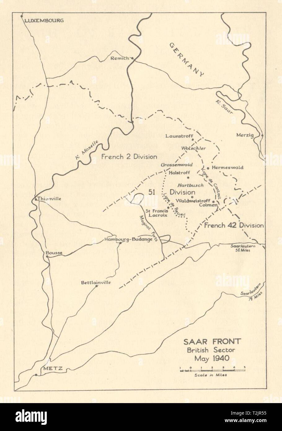 Fall of France. Saar Front - British sector - May 1940. World War 2 ...