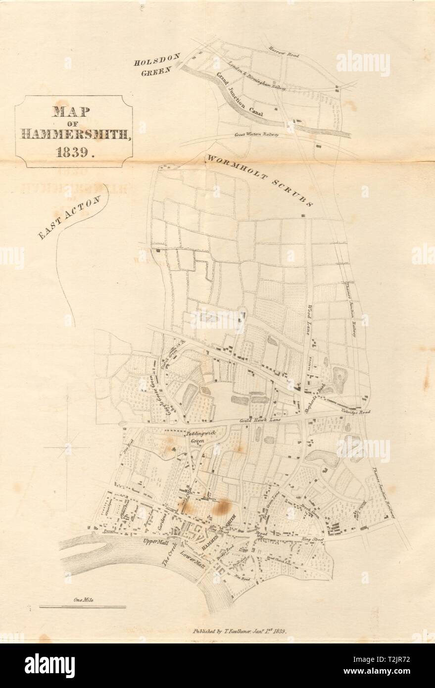 HAMMERSMITH PARISH. Shepherds Bush. Brook Green. Chiswick. FAULKNER ...