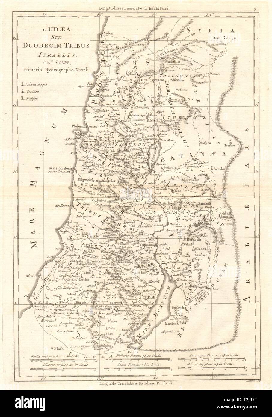 12 tribes of israel map hi-res stock photography and images - Alamy