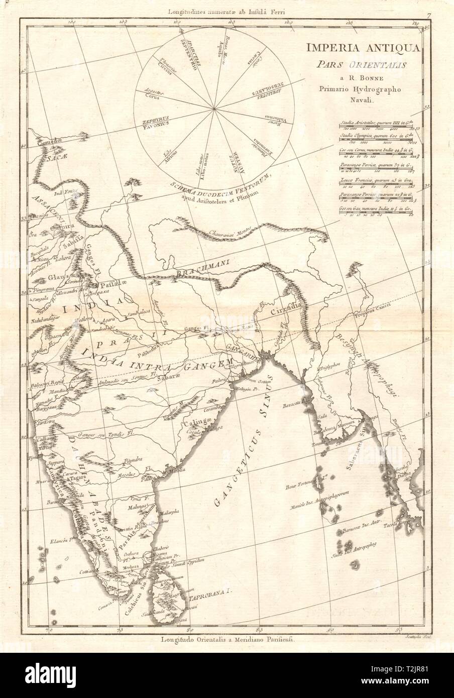 Imperia Antiqua, pars Orientalis. Empire of Alexander the Great. BONNE ...