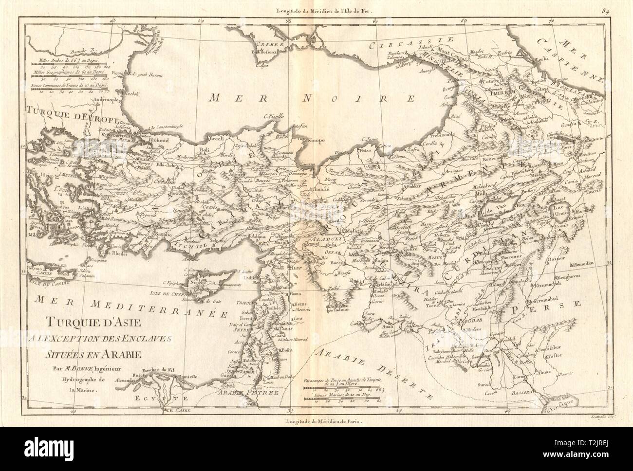 Levant map 18th century hi-res stock photography and images - Alamy