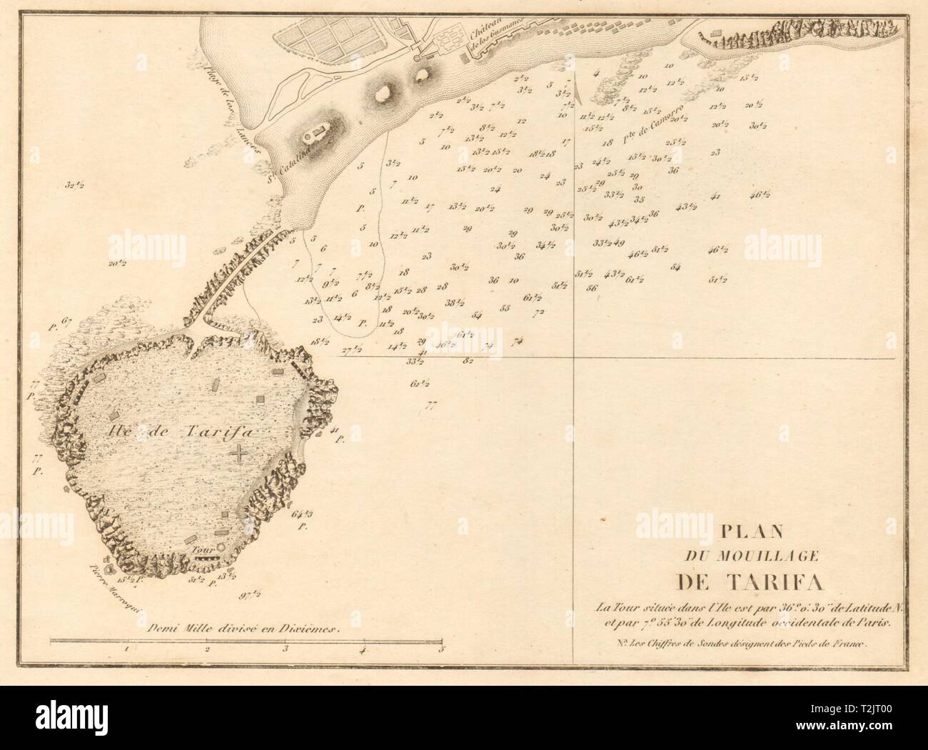 Tarifa map spain hi-res stock photography and images - Alamy