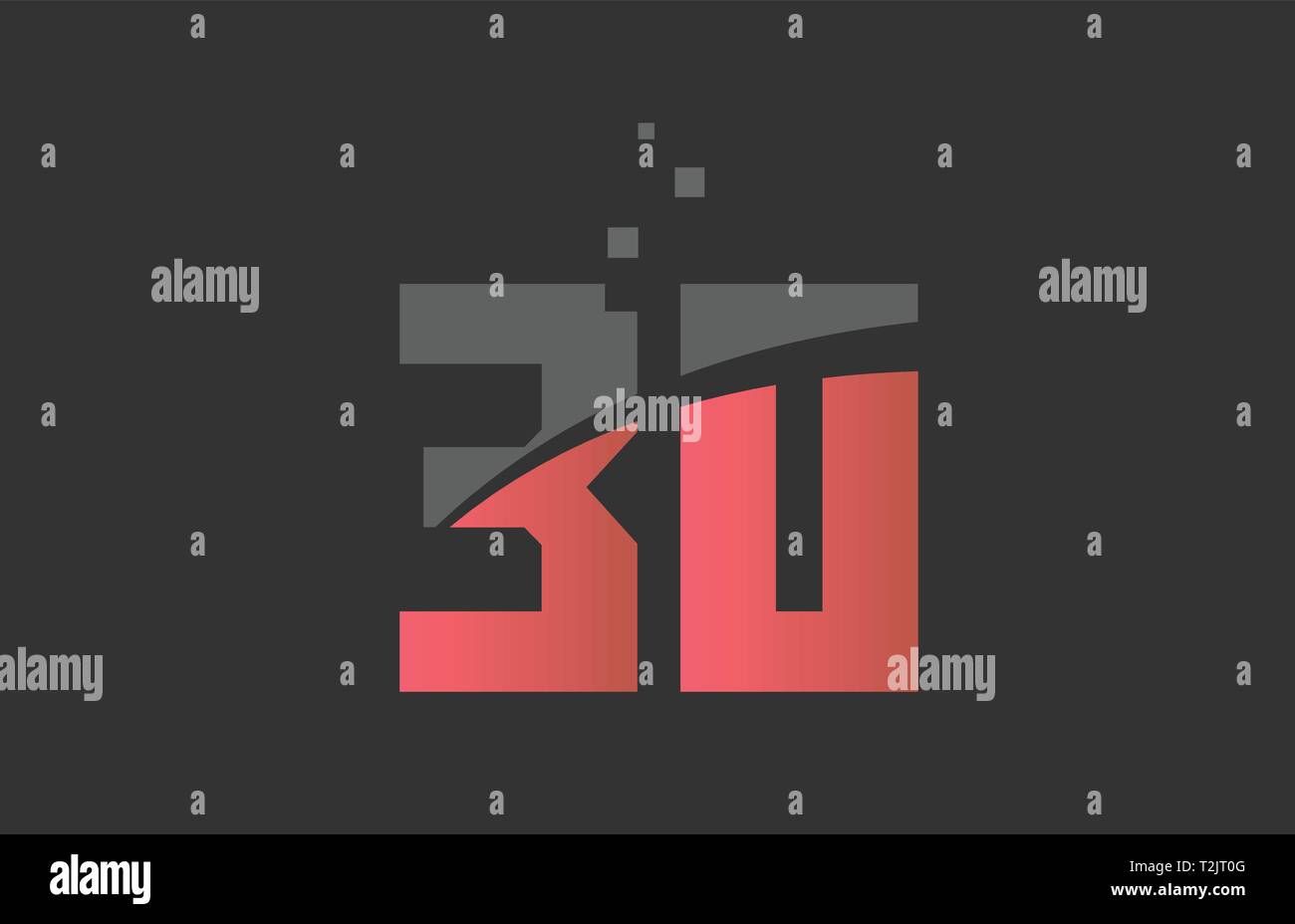 Number 30 Stock Vector Images - Alamy