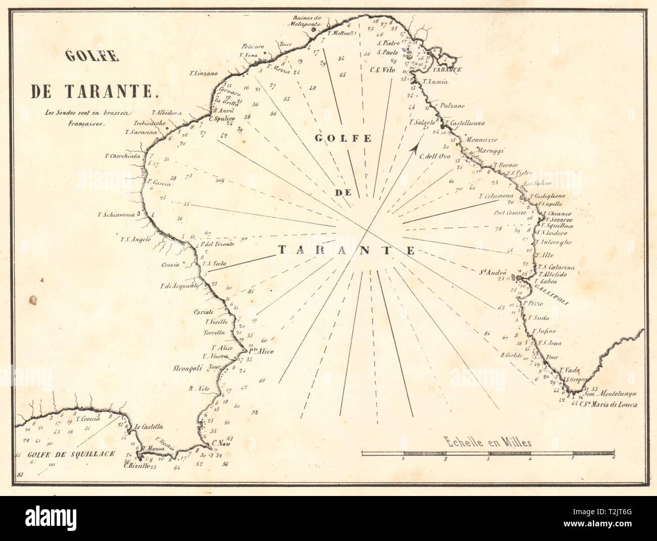 Taranto italy map hi-res stock photography and images - Alamy