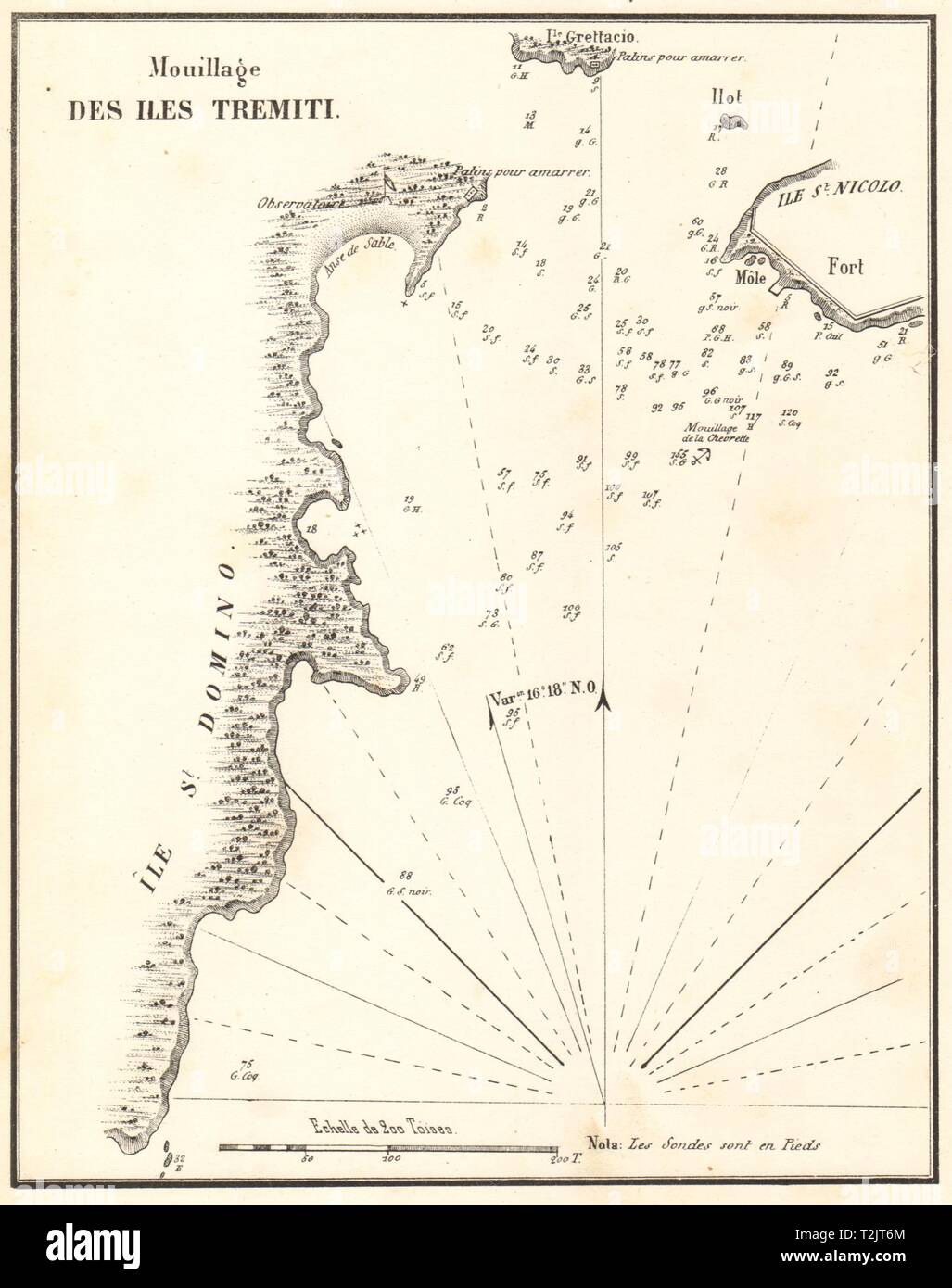 Isole Tremiti. 'Mouillage des Iles Tremiti'. Italy San Domino. GAUTTIER ...