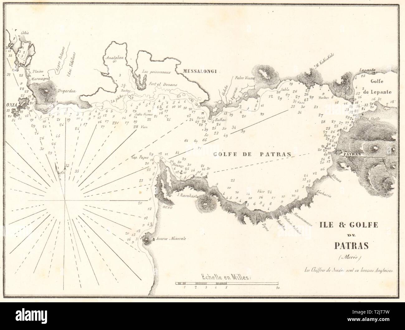 Map of patras hi-res stock photography and images - Alamy
