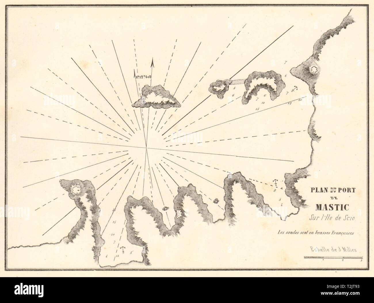 Mastichochoria, Chios. Port de Mastic, ile de Scio. Greece. GAUTTIER ...