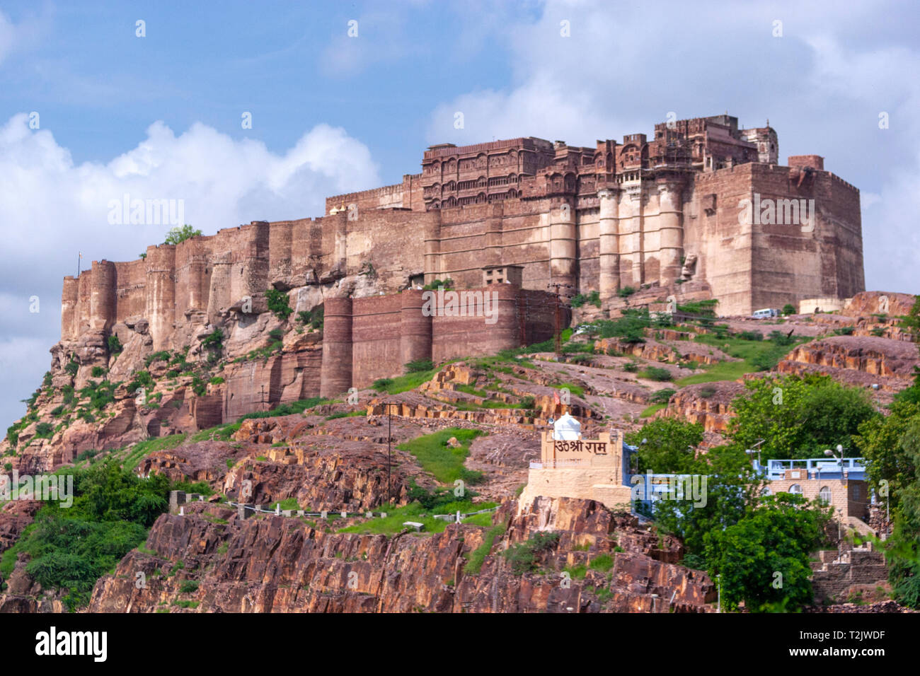Mehrangarh Fort, Jodhpur, Rajasthan, India Stock Photo - Alamy