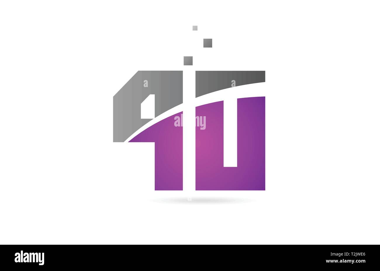 pink grey number 40 logo design suitable for a company or business ...