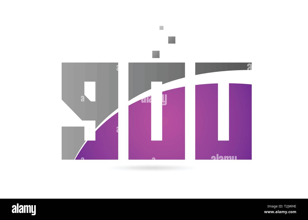pink grey number 900 logo design suitable for a company or business ...