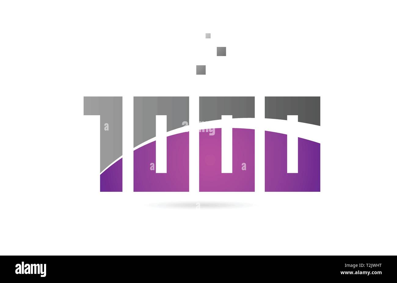 Number 1000 Stock Vector Images - Alamy