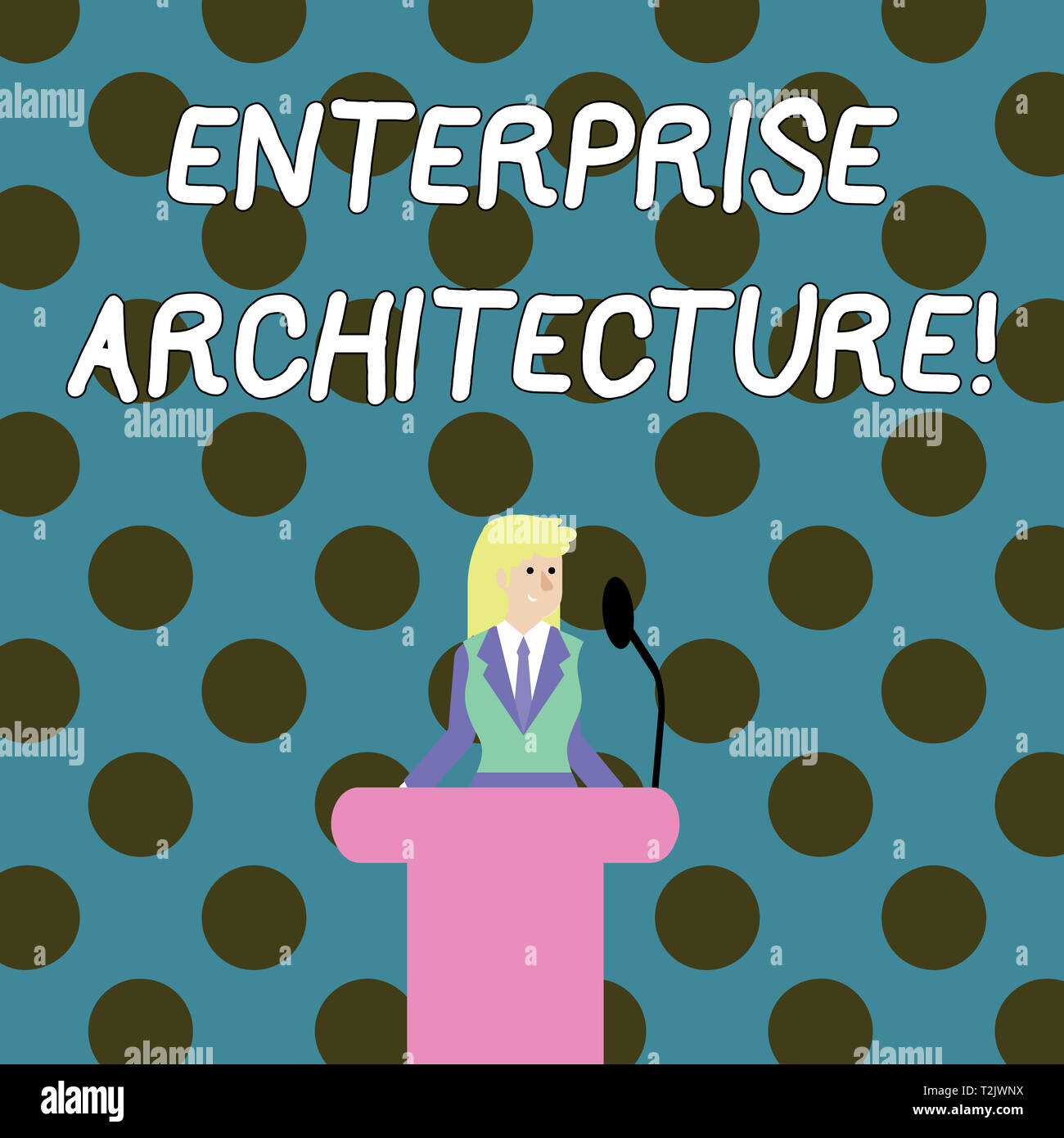 Word writing text Enterprise Architecture. Business photo showcasing ...