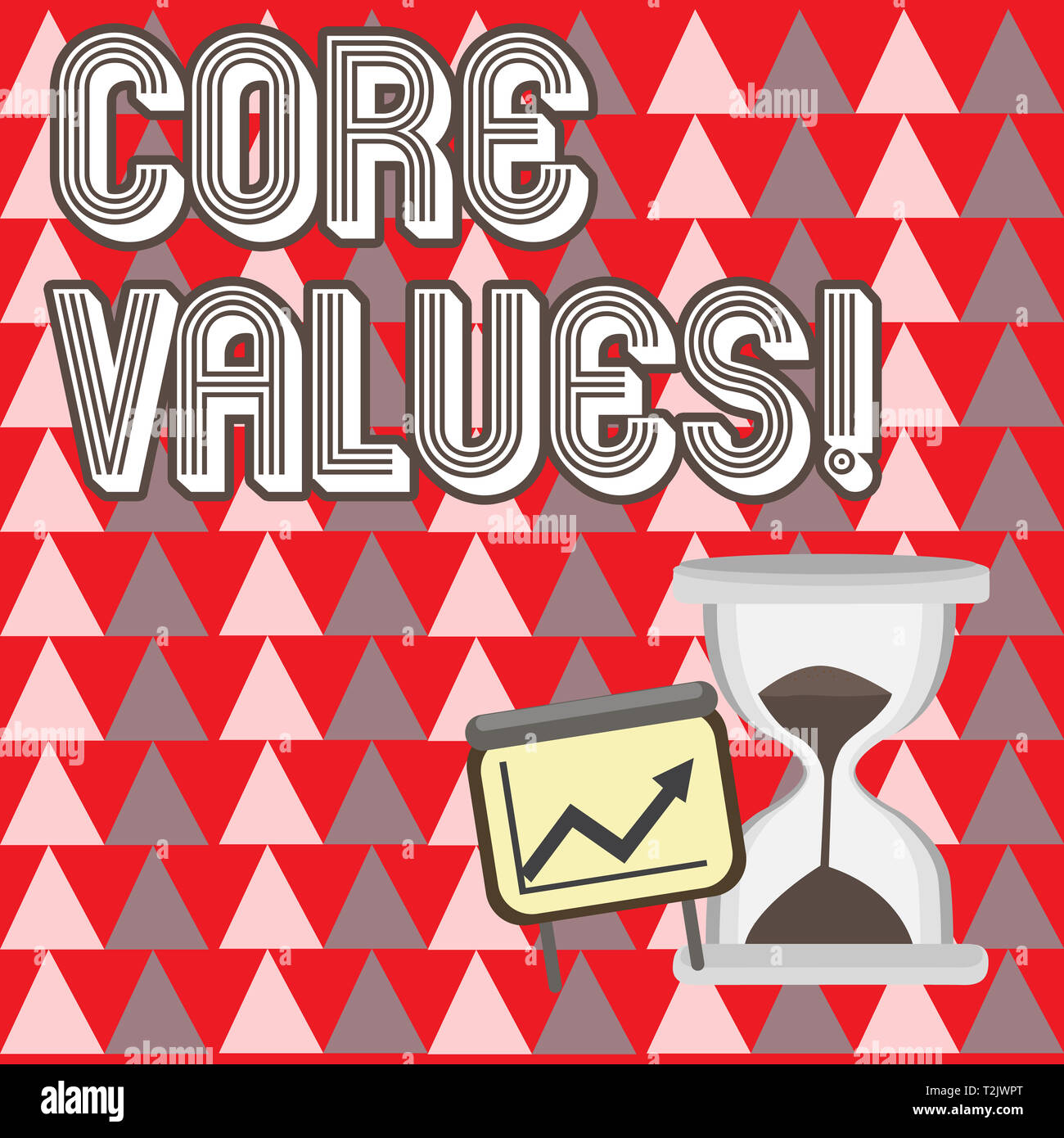 Conceptual hand writing showing Core Values. Concept meaning principle ...