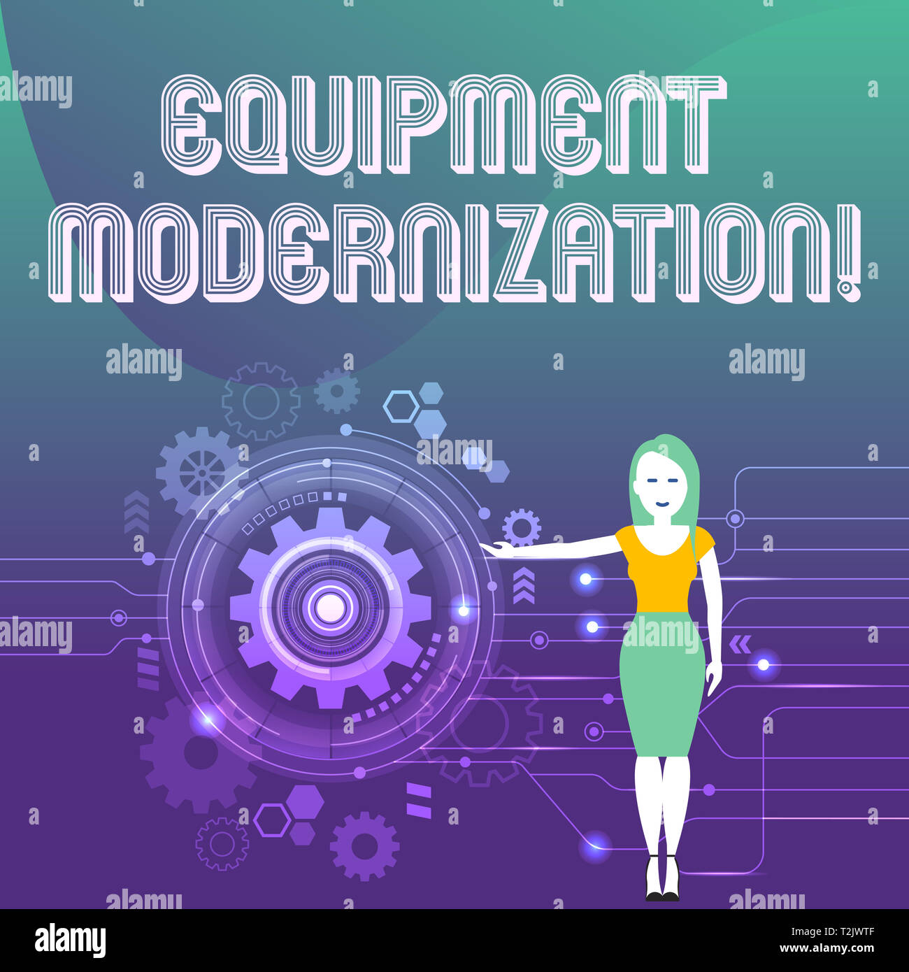 Word writing text Equipment Modernization. Business photo showcasing ...
