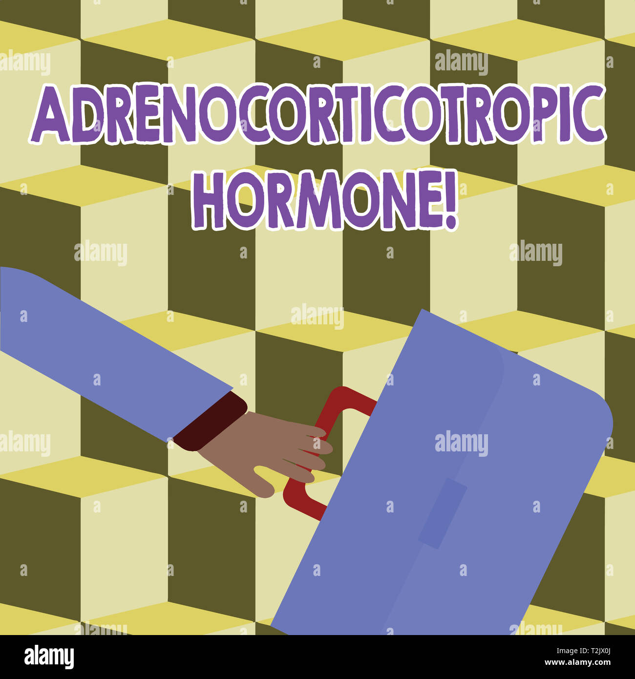 Conceptual hand writing showing Adrenocorticotropic Hormone. Concept ...