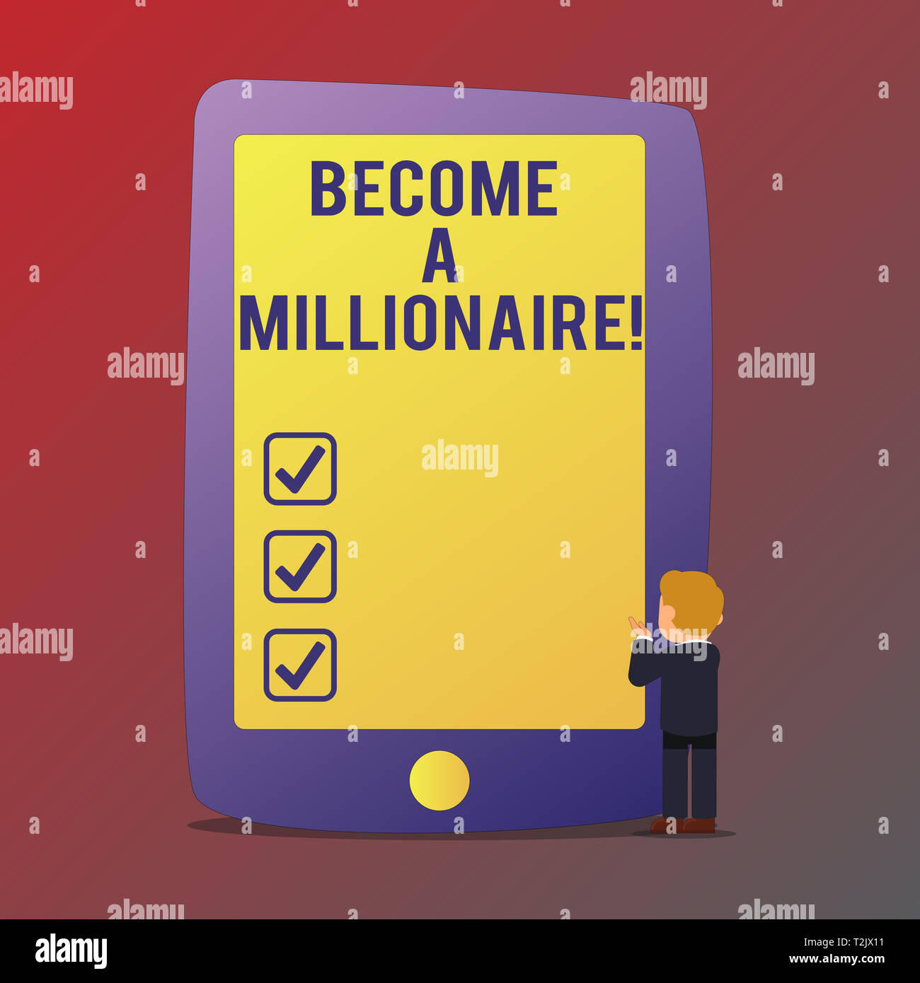 Handwriting text writing Become A Millionaire. Conceptual photo ...