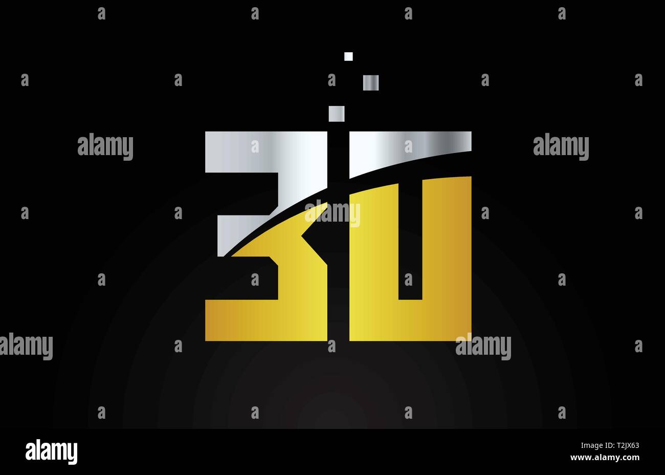 gold golden silver metallic color number 30 logo design suitable for a ...