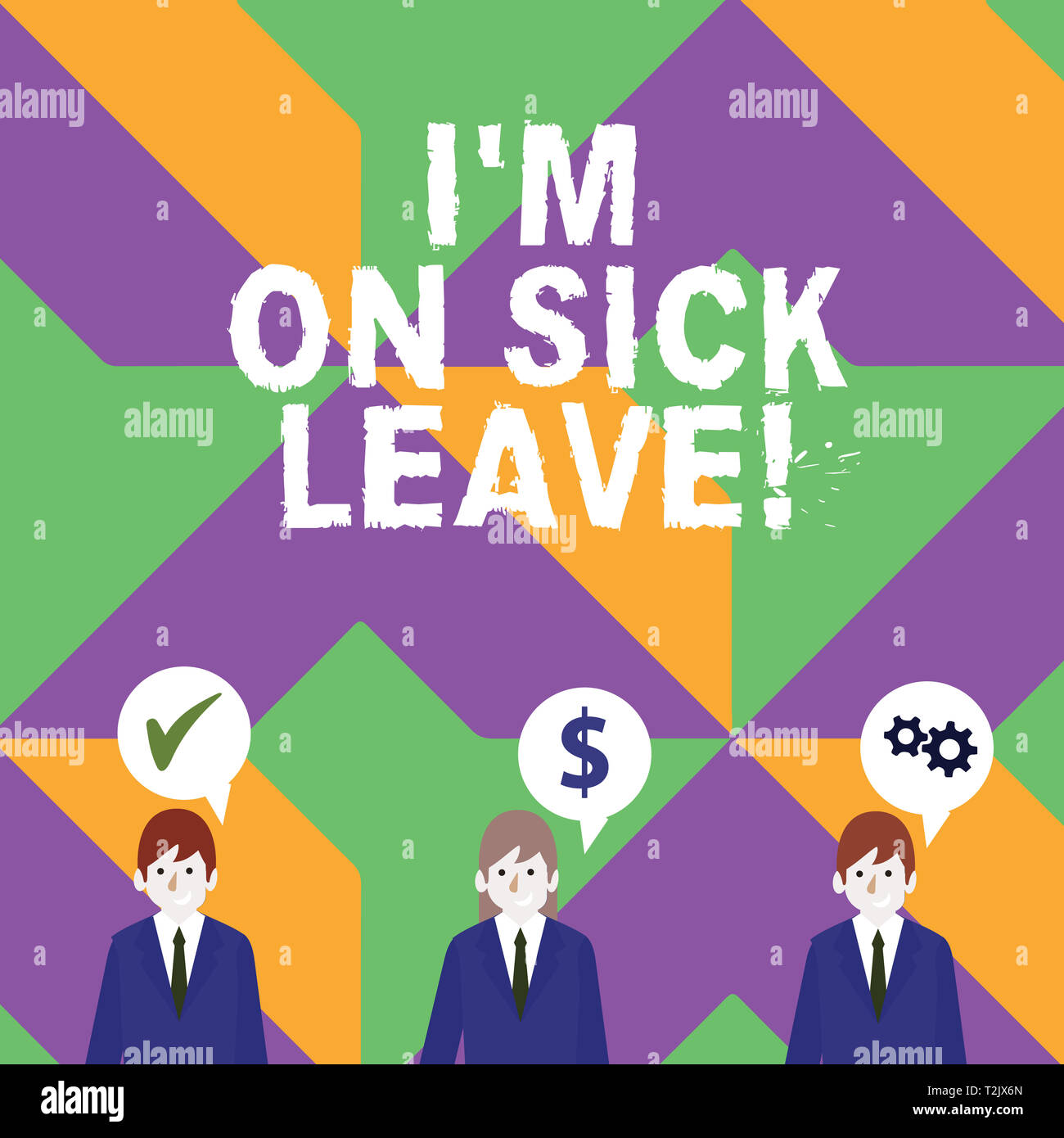 Sick leave of absence from work hi-res stock photography and images - Alamy