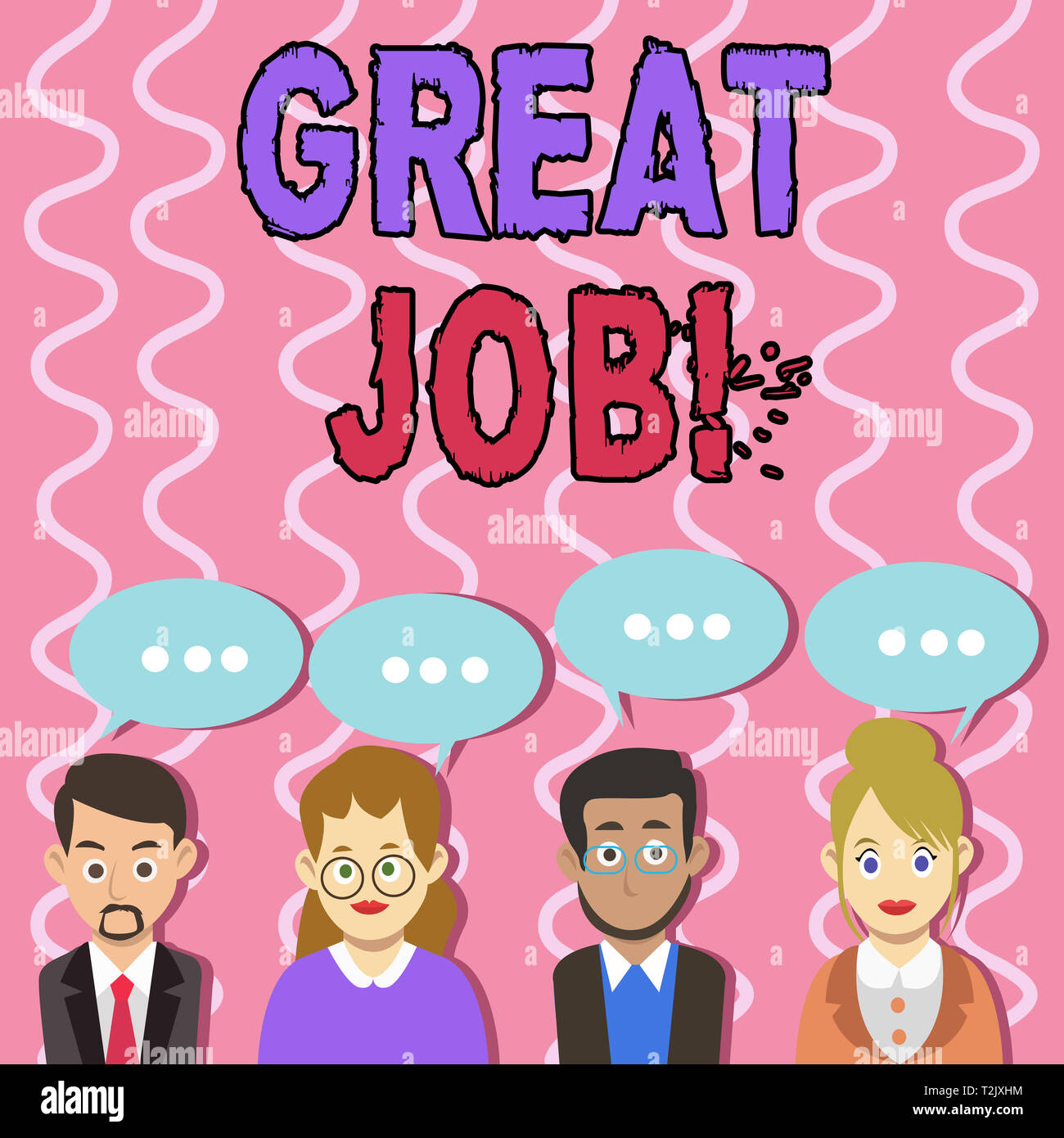 Text sign showing Great Job. Business photo text used praising someone ...