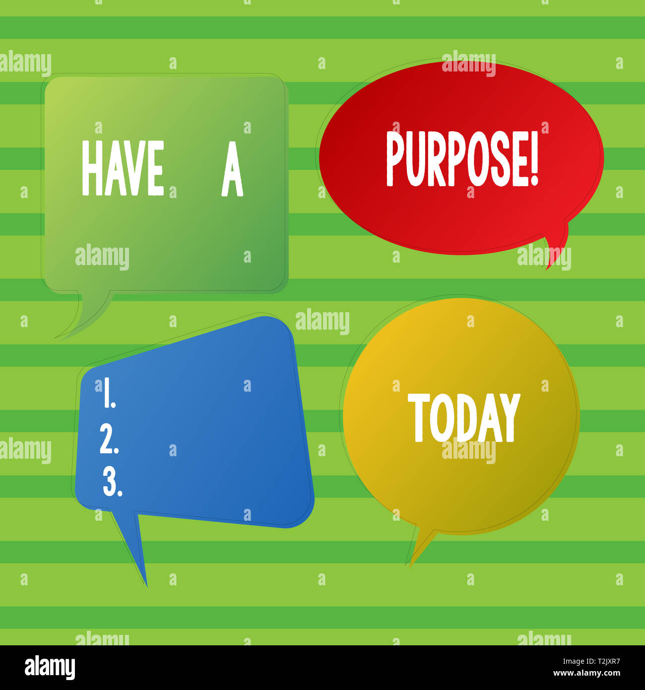 Conceptual hand writing showing Have A Purpose. Concept meaning you ...