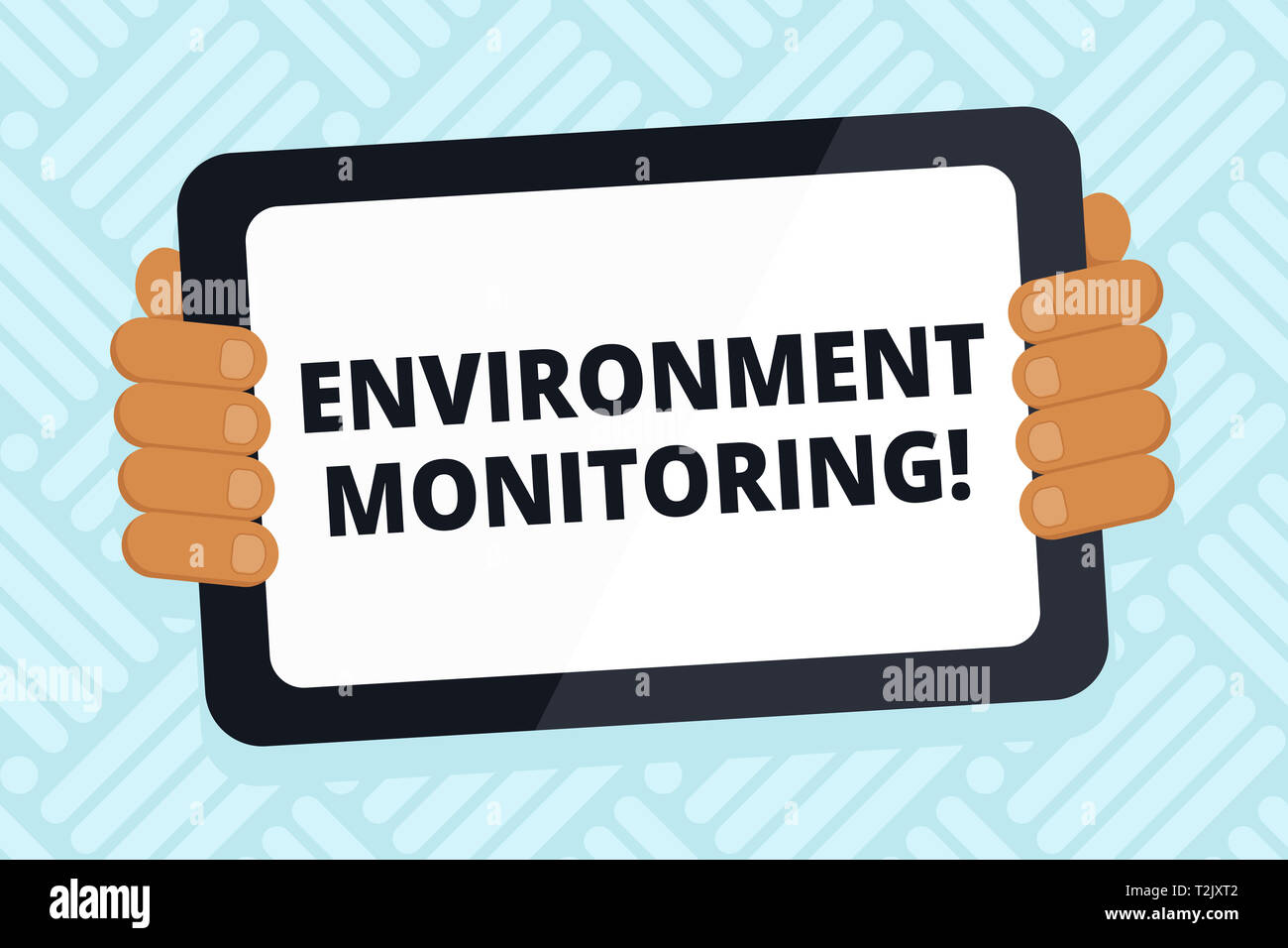 Handwriting text writing Environment Monitoring. Conceptual photo ...