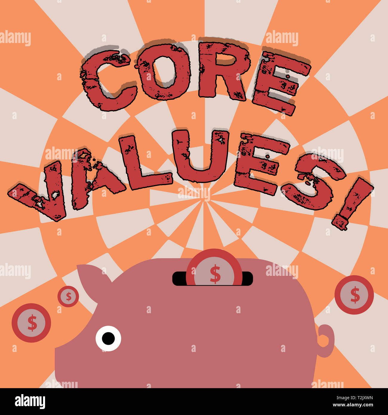 Text sign showing Core Values. Business photo showcasing principle that ...