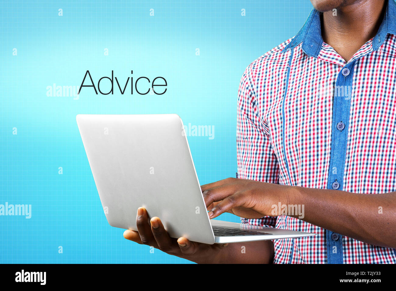 Advice text concept Stock Photo - Alamy
