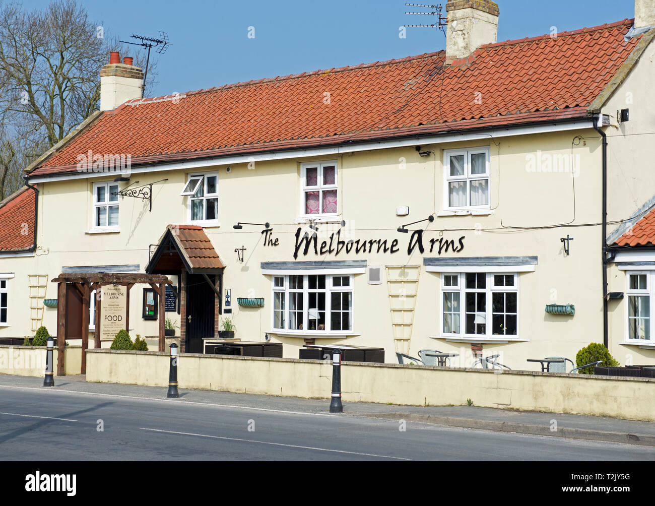 The Melbourne Arms, in the village of Melbourne, East Yorkshire ...