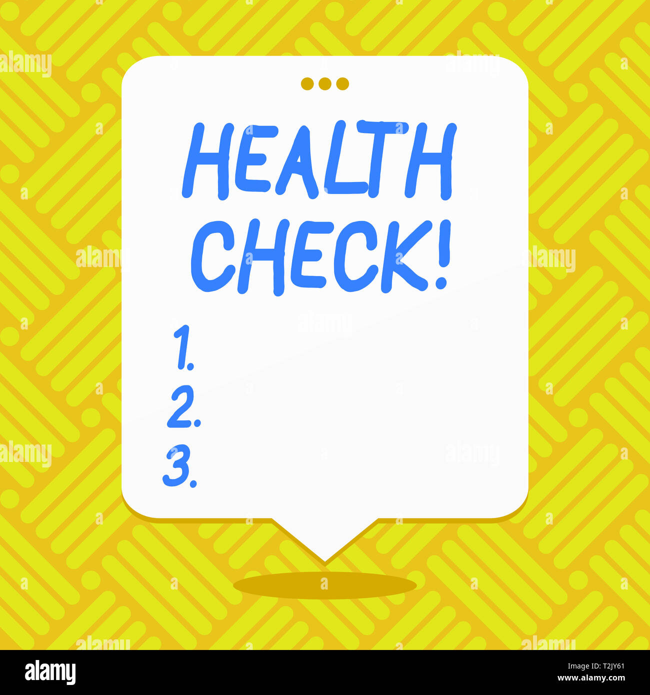 Conceptual hand writing showing Health Check. Concept meaning ...