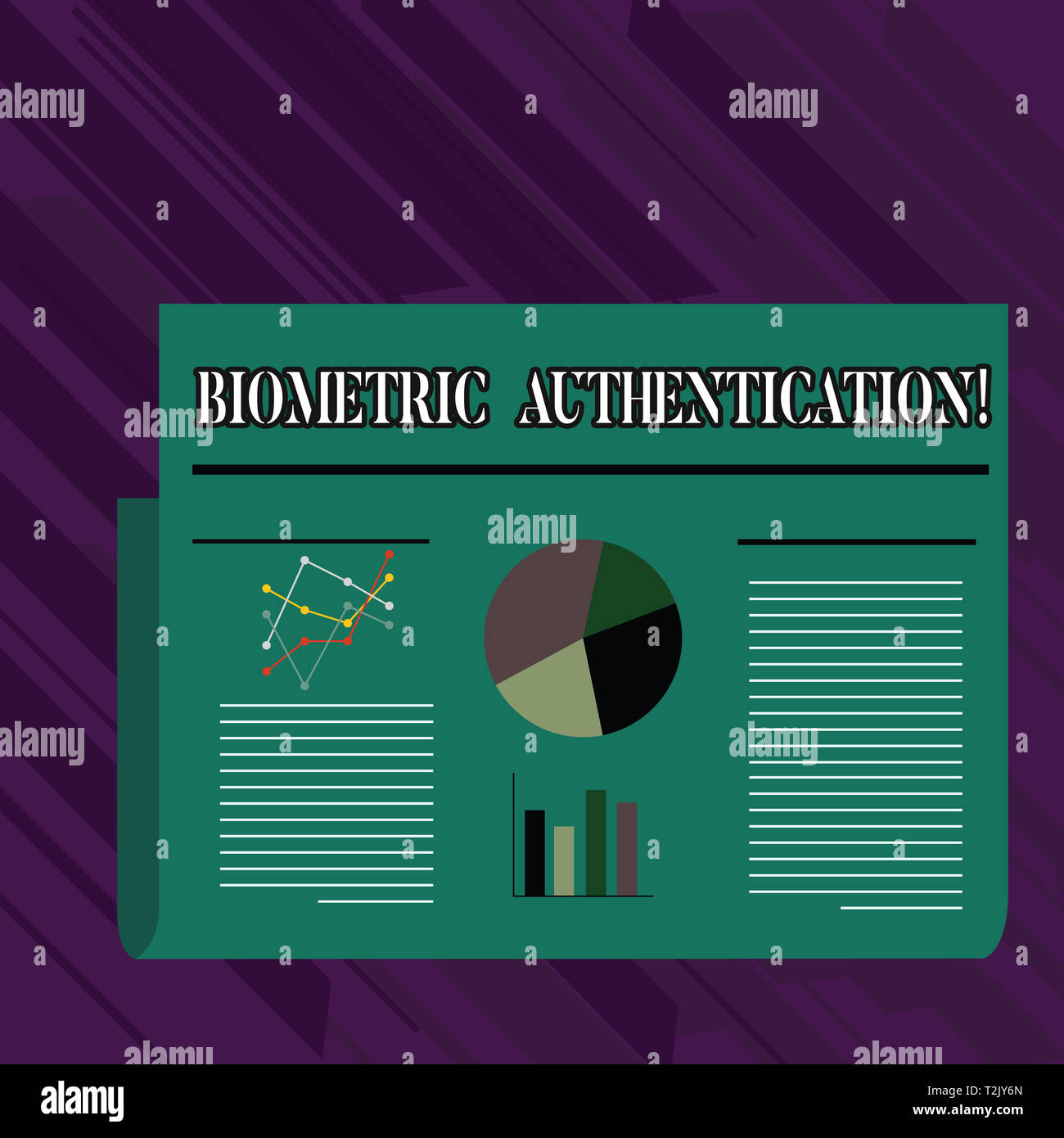 Conceptual hand writing showing Biometric Authentication. Concept ...