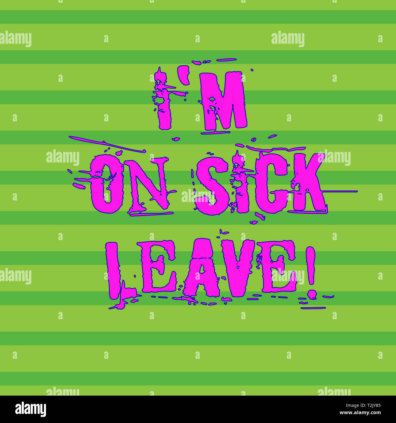 Sick leave of absence from work hi-res stock photography and images - Alamy