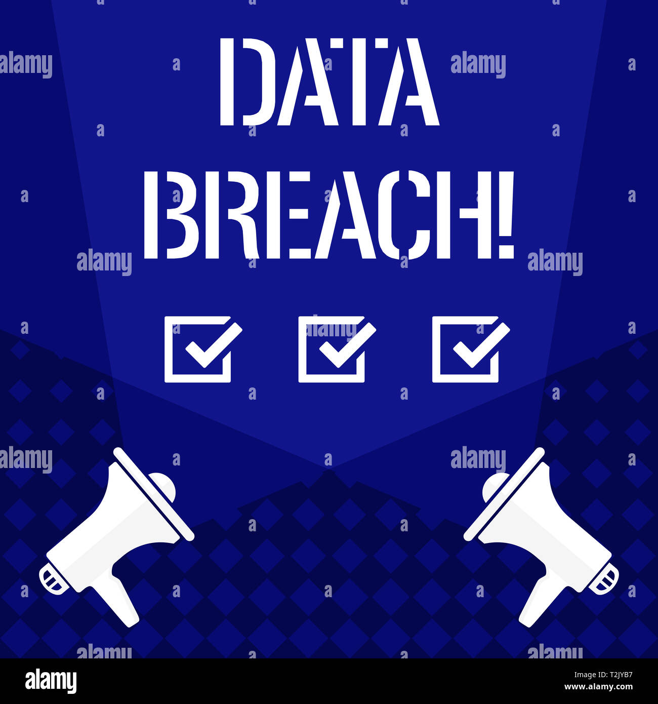 Writing note showing Data Breach. Business concept for security ...