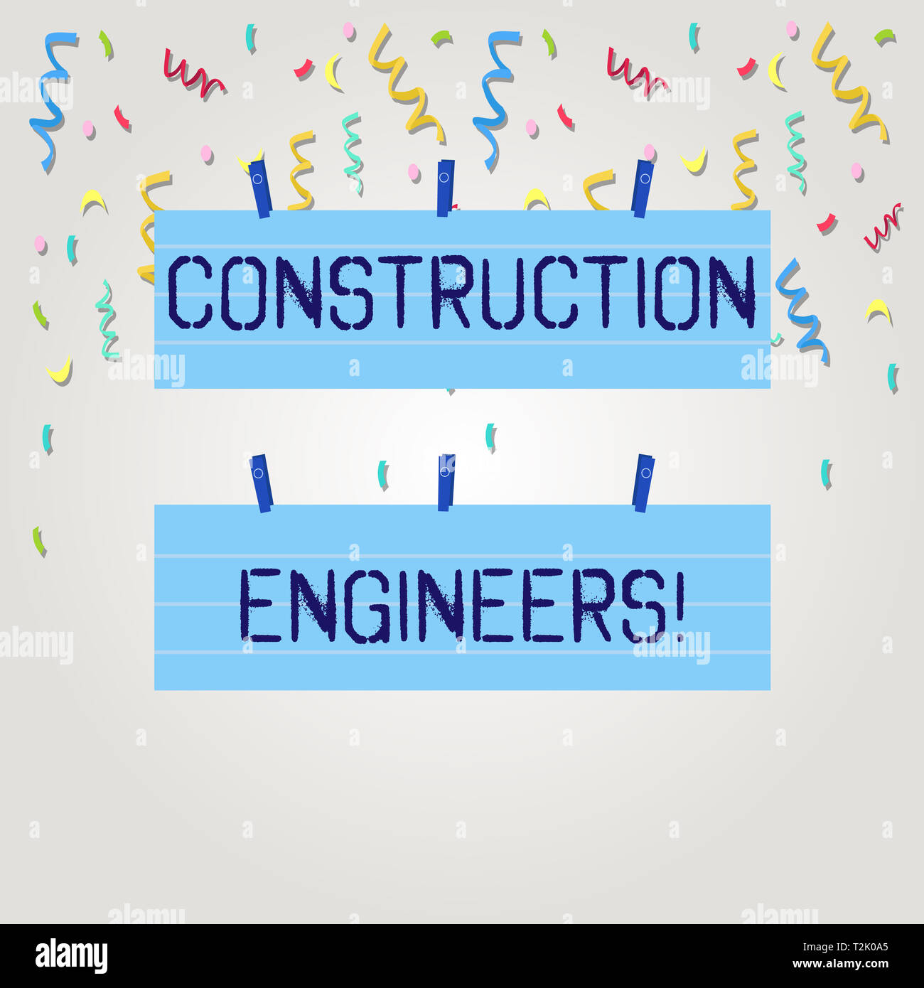 Text sign showing Construction Engineers. Business photo text ...