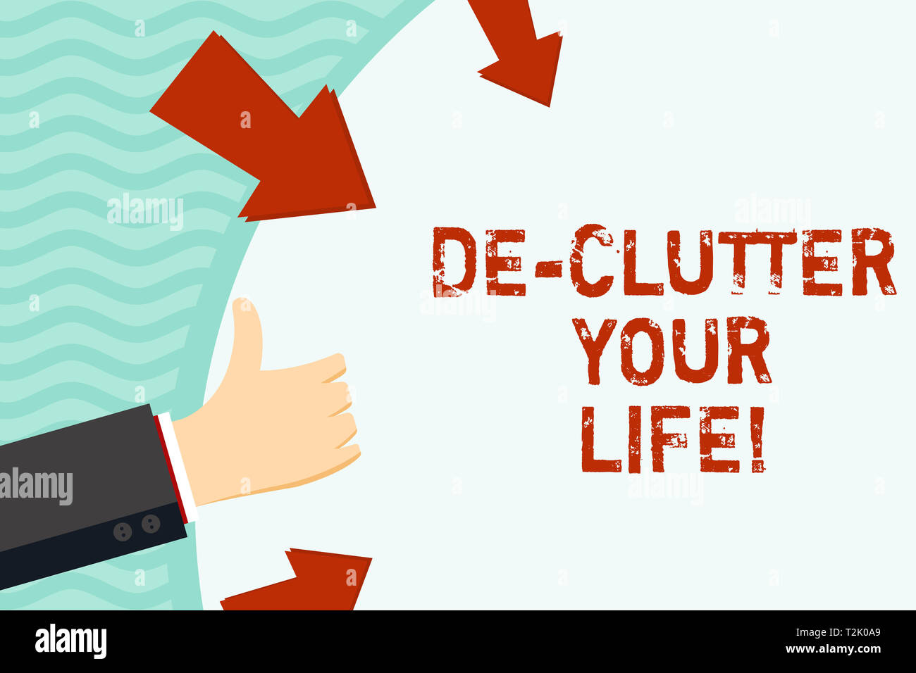 Handwriting text writing De Clutter Your Life. Conceptual photo remove ...